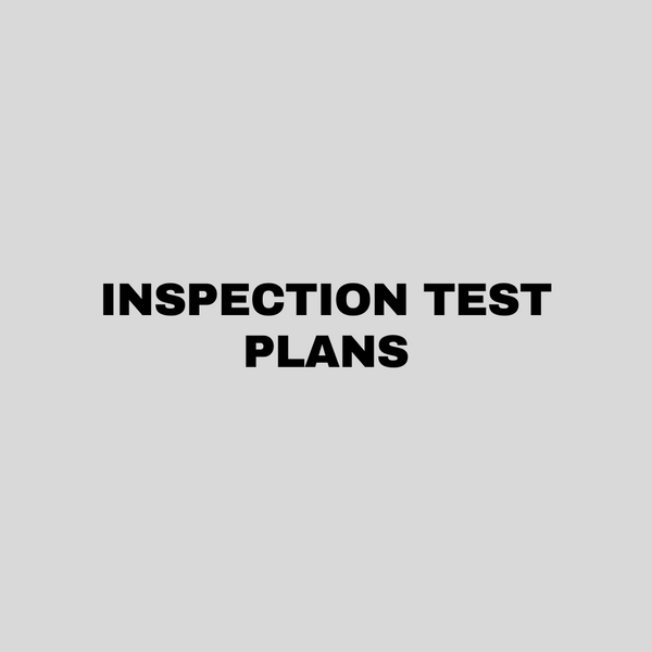 Inspection Test Plans – Construction Docs